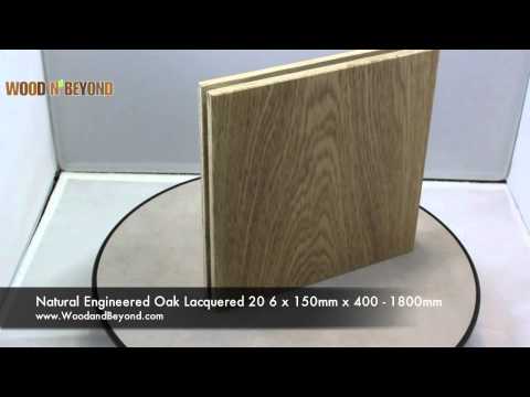 Natural Engineered Oak Lacquered 20 6 x 150mm x 400 1800mm