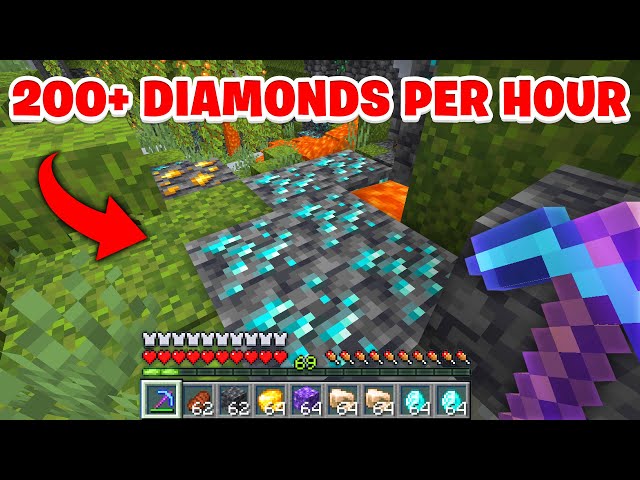 What can diamonds be used for in Minecraft?