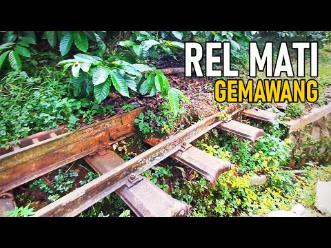 Dead Rail Track Passing Through Ancient Batik Writing Entrepreneurs