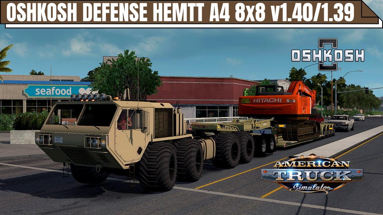 OSHKOSH DEFENSE HEMTT A4 Updated to v1.40 1.4 - ATS