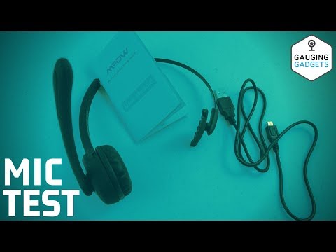 Mpow Trucker Pro Headset Microphone Test - Mic Review