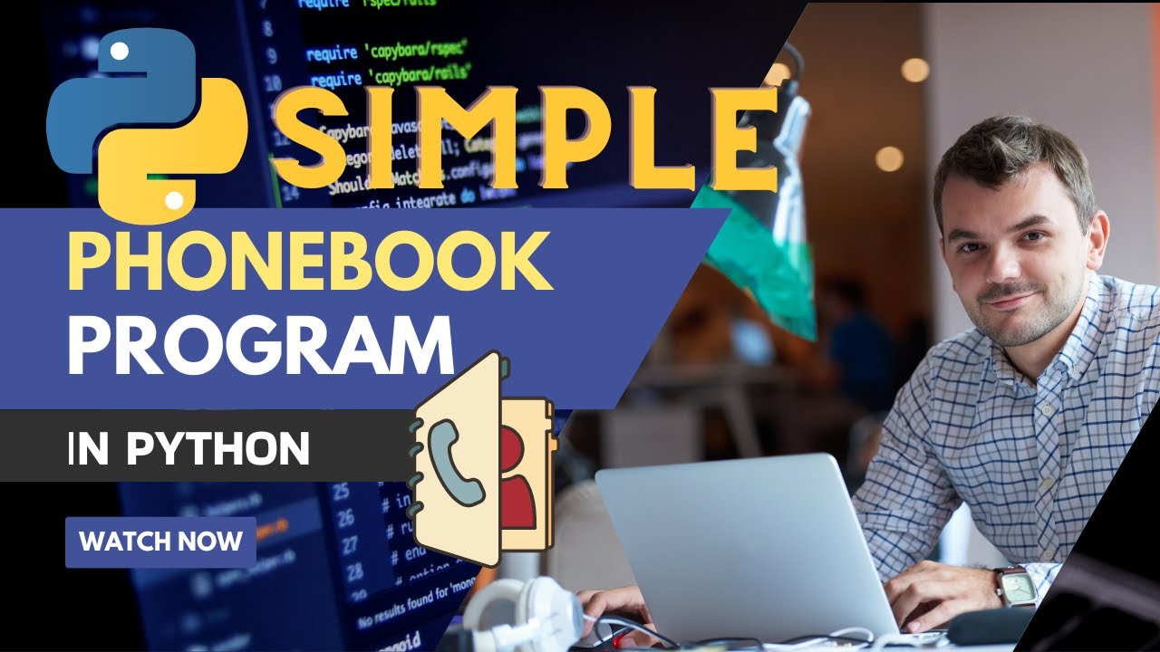 Simple Phonebook project in Python for beginners | Python tutorial 2023