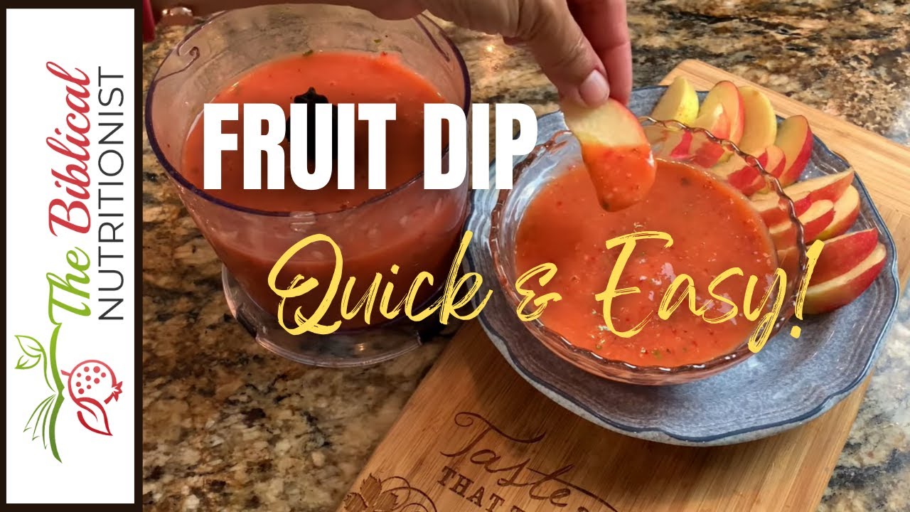 3-Ingredient Fruit Dip Recipe Easy, Quick & Healthy | Best Fruit Dip