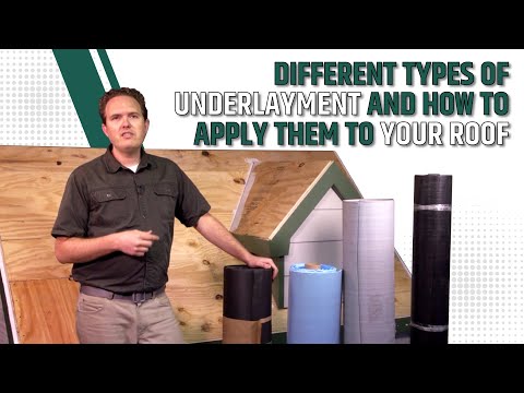 Different Types of Underlayment and How To Apply Them To Your Shingle Roof