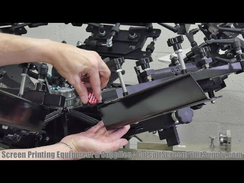 AWT Rototex Manual Screen Printing Press: The Old Magnet Test | Learn ...