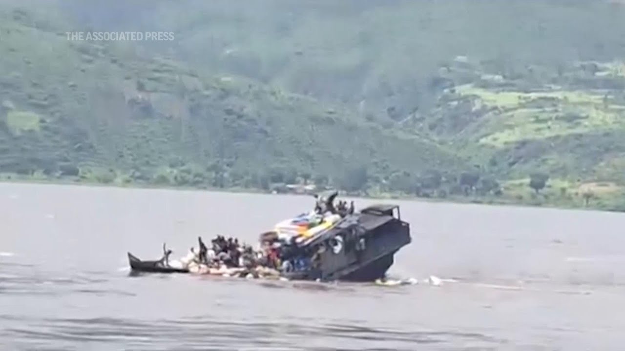 Dozens are presumed dead after an overloaded boat capsizes on Lake Kivu ...