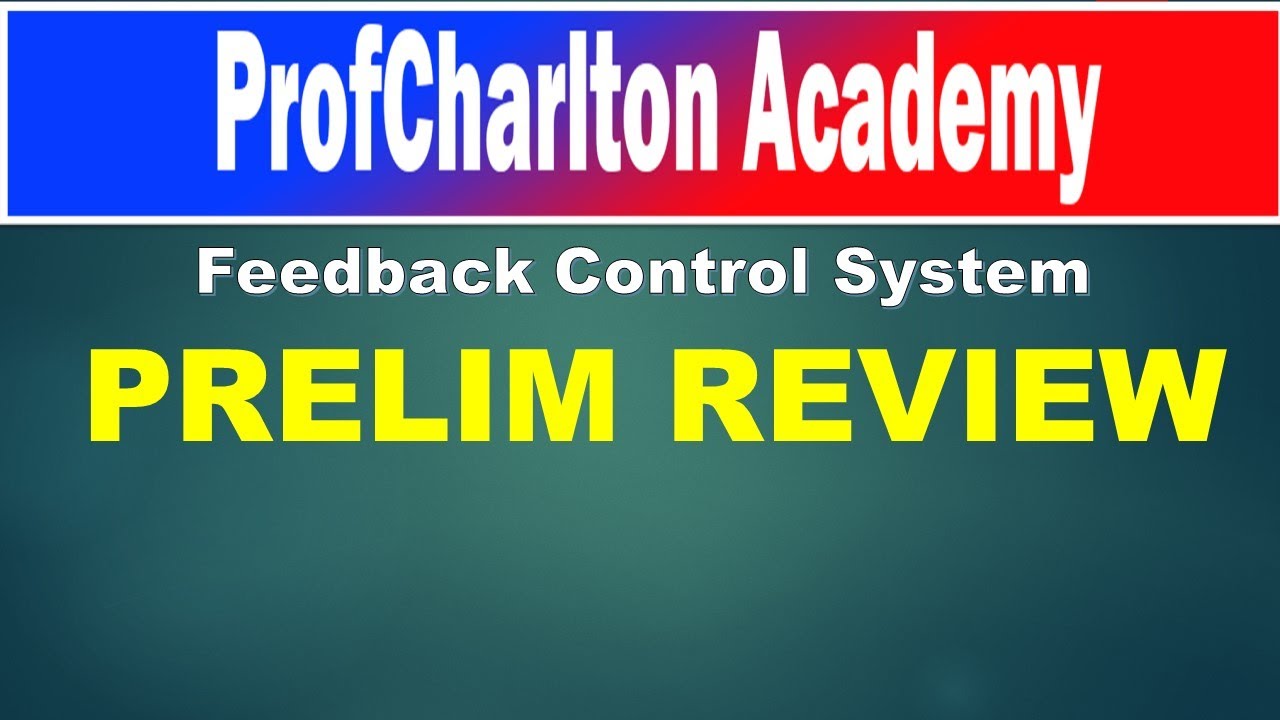 Feedback Control System : PRELIM REVIEW  -Inverse Laplace  (TAGALOG)