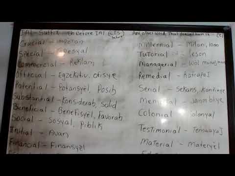 ial- suffix