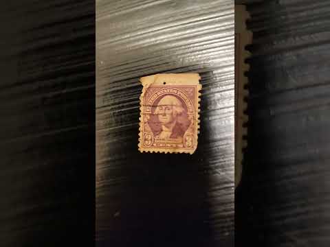 3 cent George Washington Stamp. will add year later