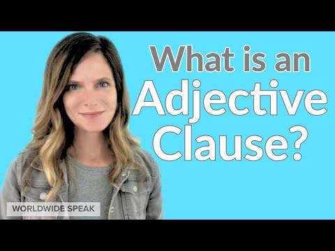 Adjective Clause | English Grammar
