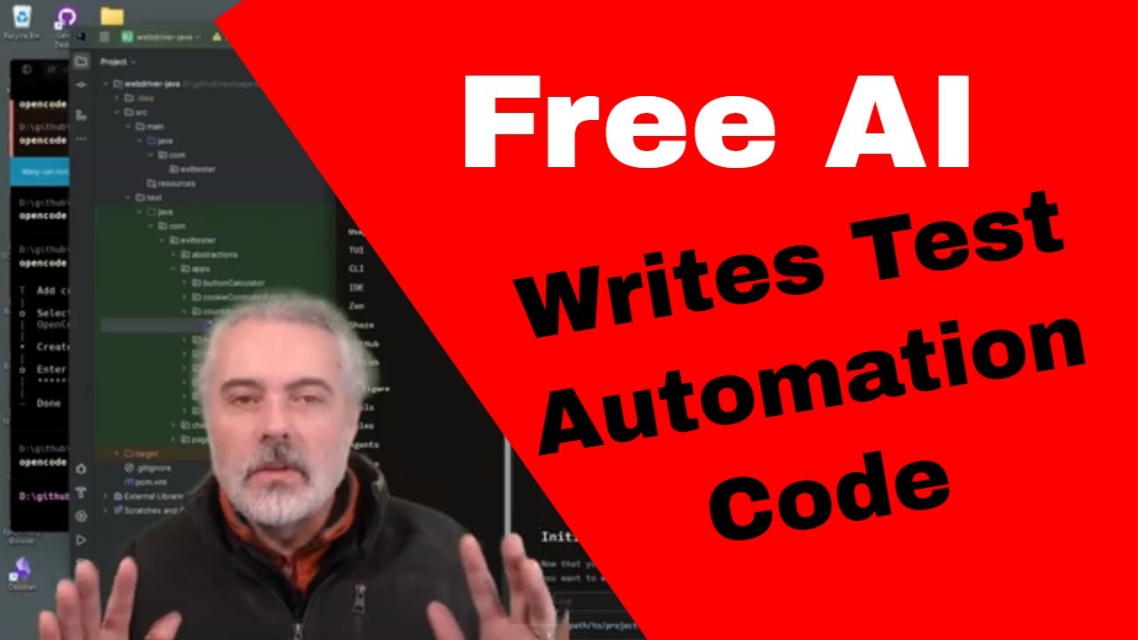 Automate with AI - OpenCode, Chrome DevTools MCP,  WebDriver and Java