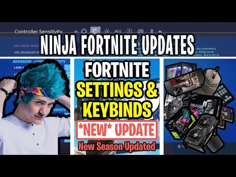 Ninja Fortnite Settings, Keybinds, Sensitivity, Gear and Setup