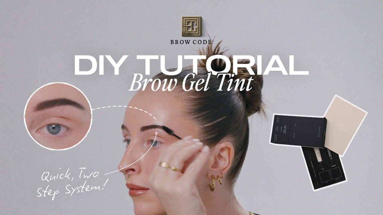 Easy At Home Brow Tint using Gel Tint Kit | Brow Code