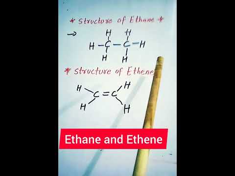 Structure of Ethane and Ethene ||Chemistry #cbse#chemistry#science#neet#shorts
