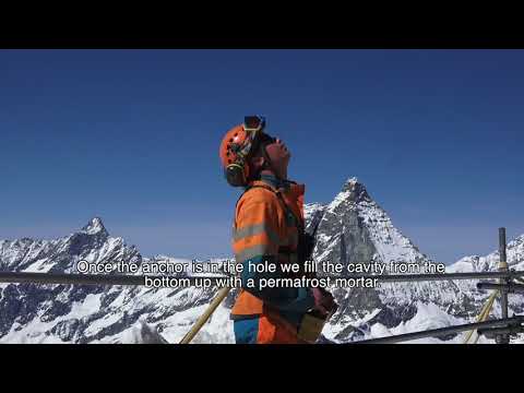 World's highest 3S cableway - Winter work on the mountain station #3