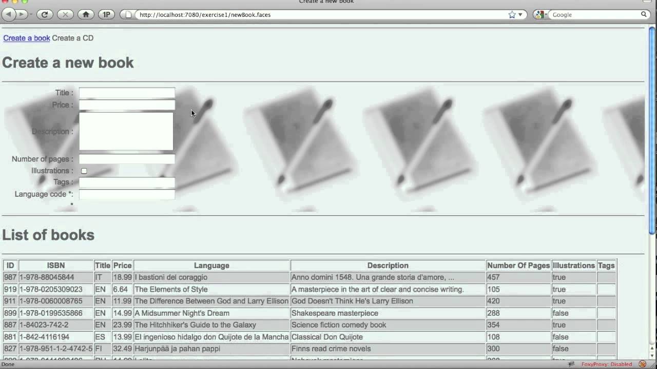 Building Web Applications with Java EE 6