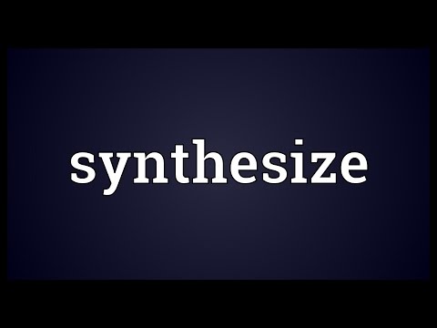 Synthesize Meaning
