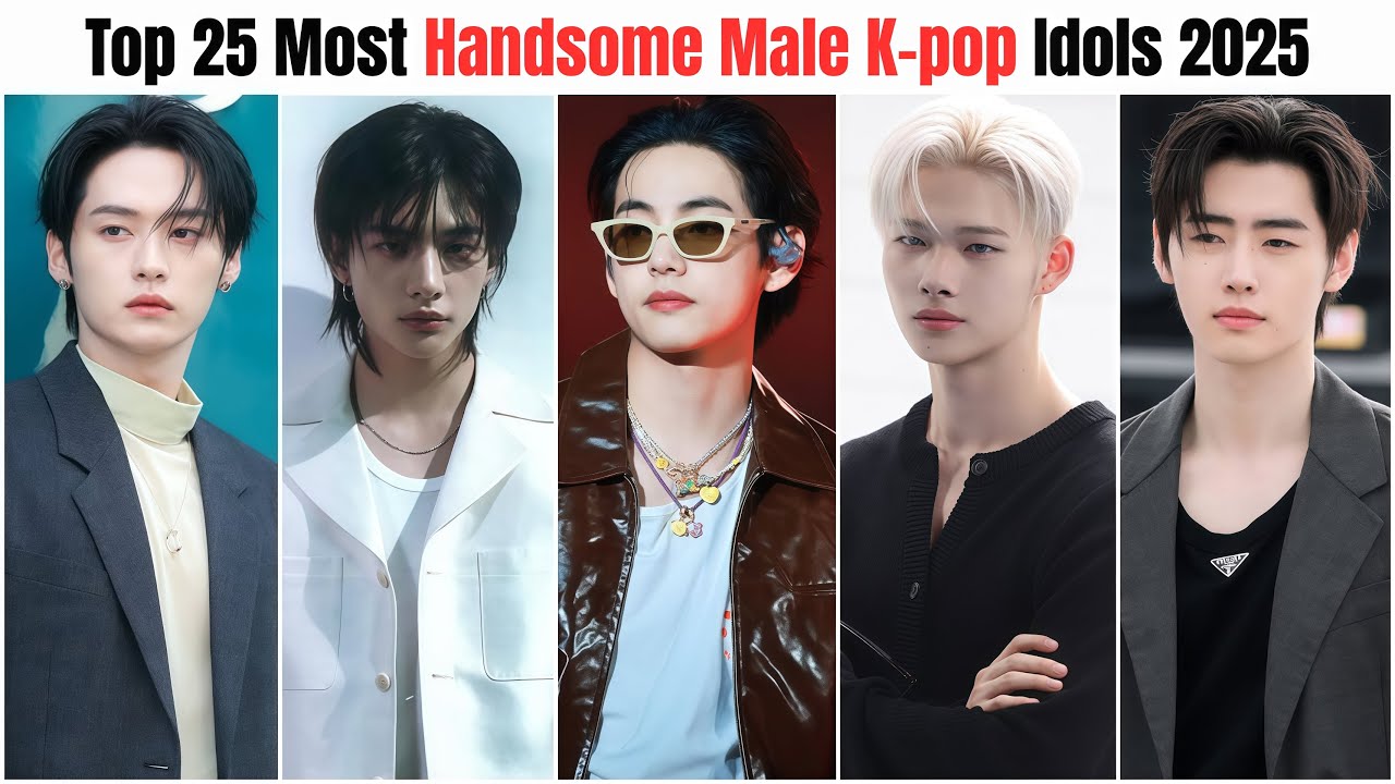 TOP 25 Most HANDSOME Kpop Idols in 2025