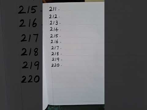 Write the numbers in WORDS