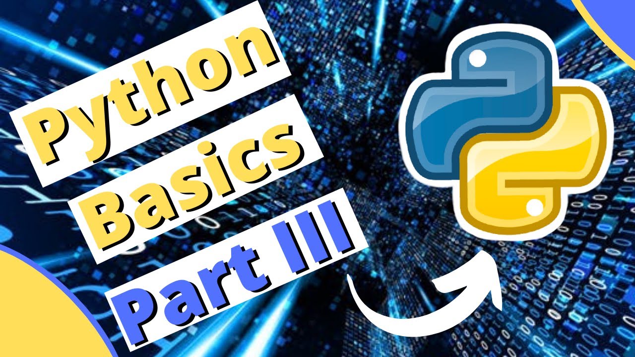 Python Basics Part 3 from LearnPython.org
