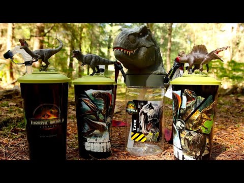 Jurassic World Rebirth Cineworld Cups and Water Bottle Cinema Merch