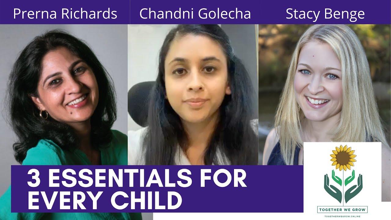 3 Essentials elements all children need in their environment to thrive.