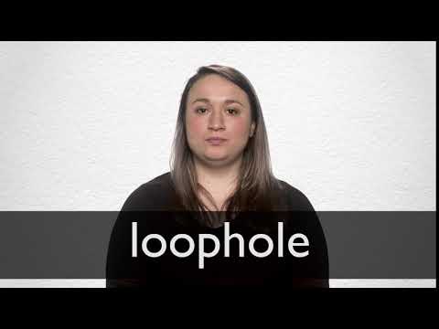 LOOPHOLE definition in American English | Collins English Dictionary