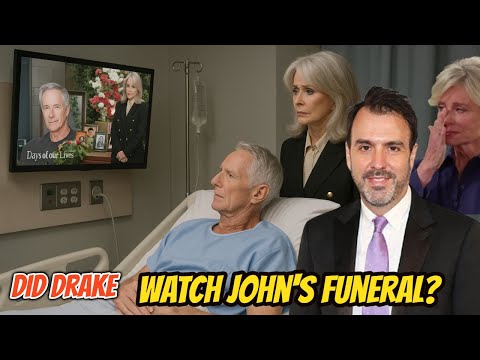 Did Drake Hogestyn like John's funeral? Shocking revelations from the cast! | Days of Our Lives News