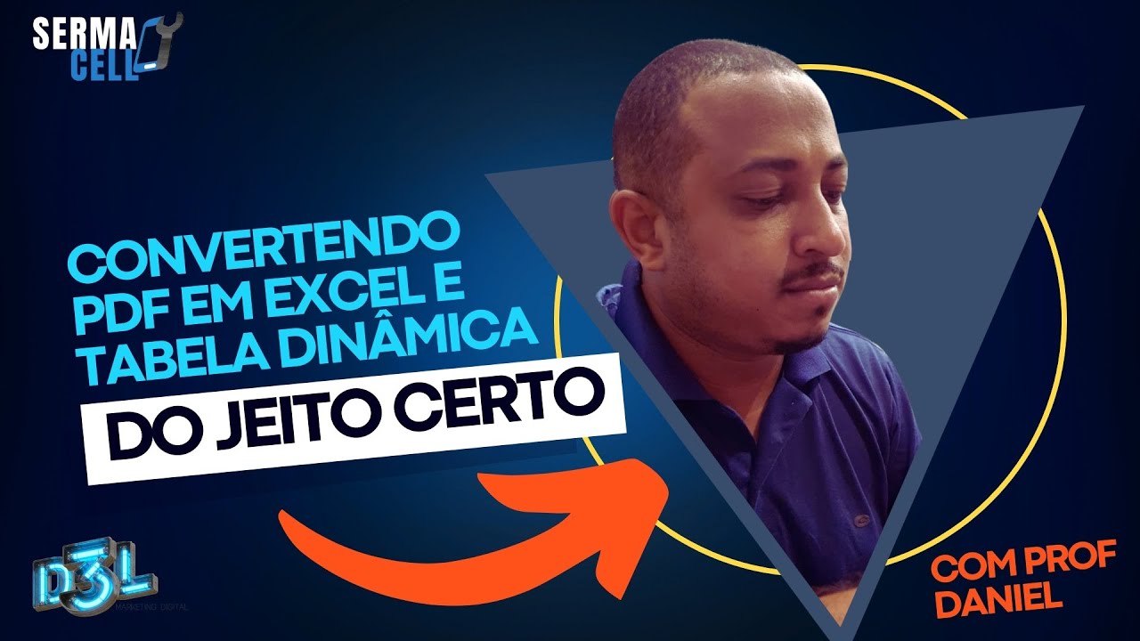 Convertendo PDF em EXCEL com Tabela Dinâmica