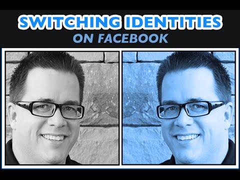 Switching profiles on Facebook
