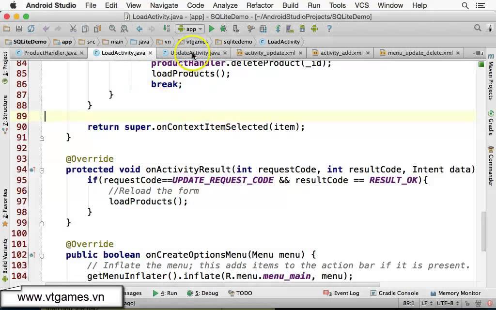 Android SQLite Database Complete Tutorial Part 9