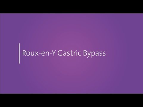 What is a Roux-en-Y Gastric Bypass?