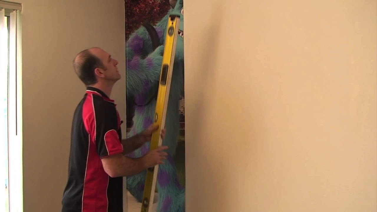 Monsters University Wallpaper mural install