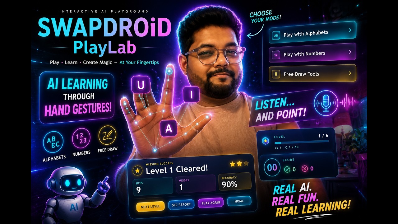 Control Learning with Your Fingers ✋ | AI Hand Tracking Project