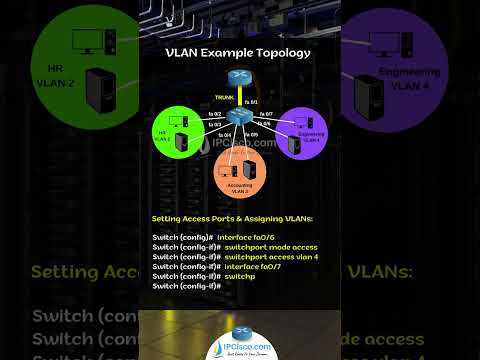 Cisco VLAN Configuration Example 2 | CCNA 200-301 | IPCisco.com #ccna #vlan