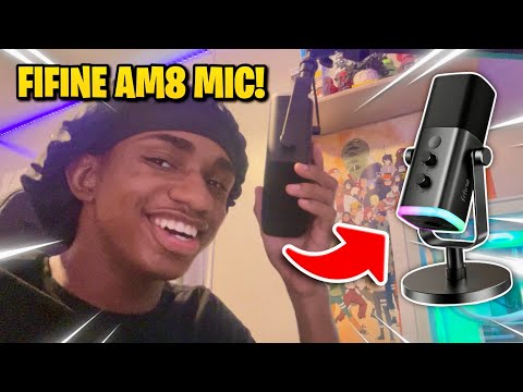 Best Budget Gaming Mic (Fifine AM8) UNBOXING!