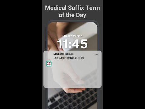 Medical Suffix Term of the Day (-asthenia) #shorts