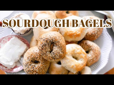 Homemade Sourdough Bagels Recipe