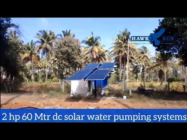 DC Solar Pump With Controller - 4" 2HP DC Solar Submersible Pump Set ...