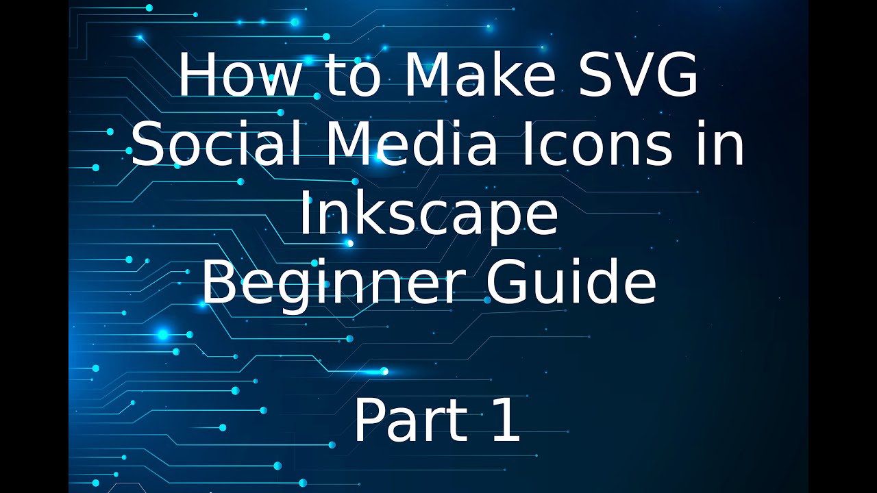 How to Make SVG Social Media Icons in Inkscape – Beginner Guide Part 1