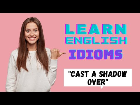 English Idioms - "Cast A Shadow Over" #Shorts #English #Vocablury #idioms (U can Subscribe 👇)