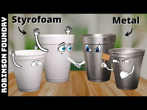 How to Make Metal Styrofoam Cups | 15 Minute Fun