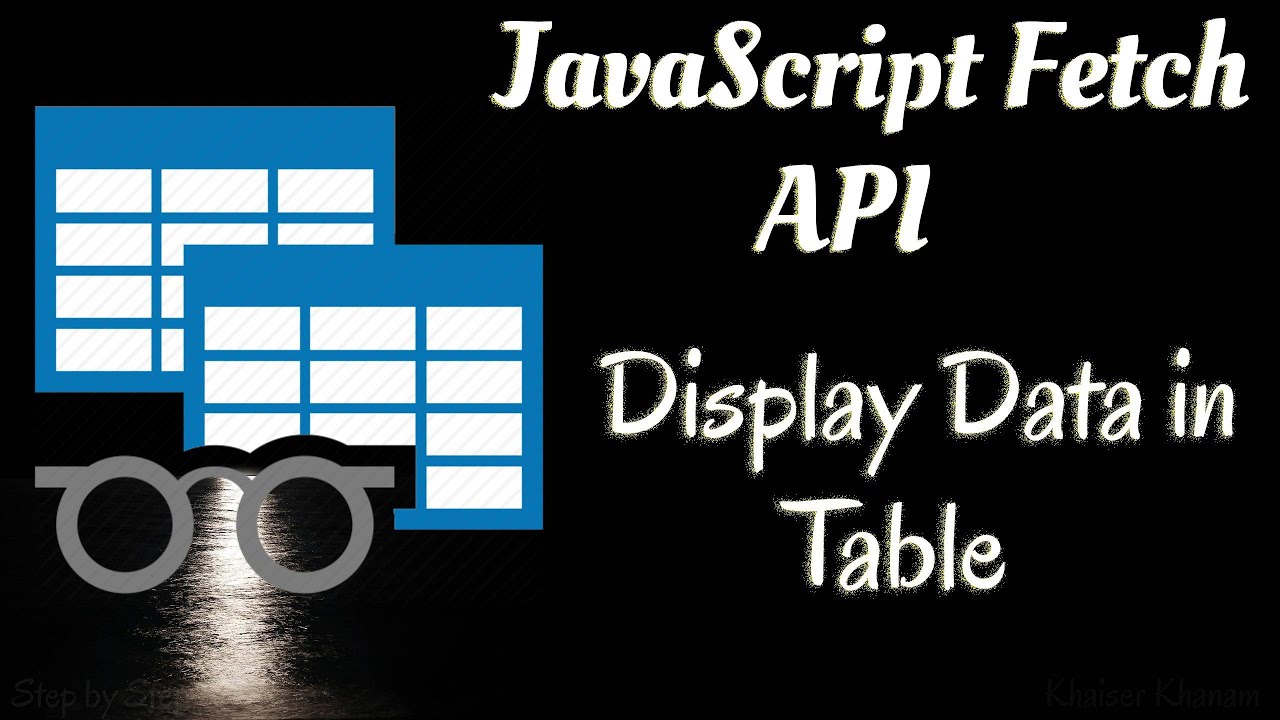 Fetching API data and displaying API data inside table.