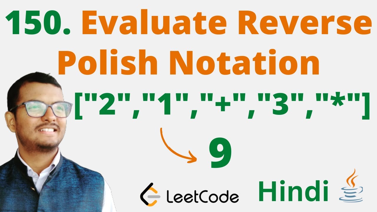 150. Evaluate Reverse Polish Notation || Java || Leetcode || Hindi