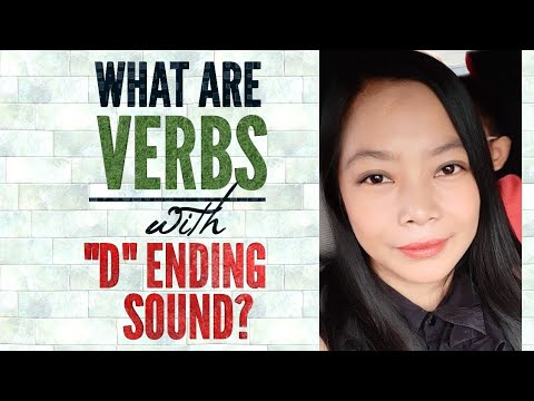 What are verbs with /d/ ending sound | English Lesson
