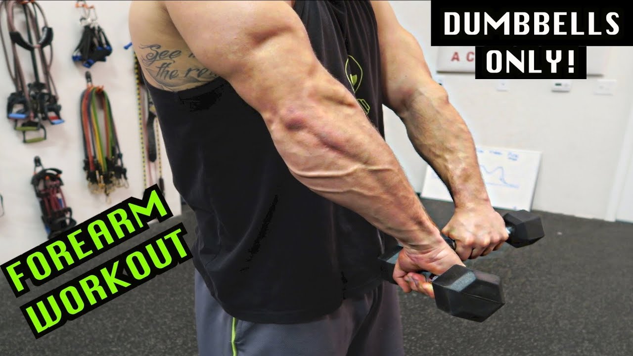 Intense 5 Minute Dumbbell Forearm Workout #2