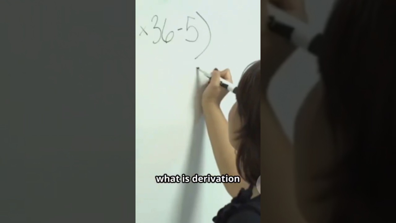 What is the derivation in MATHS? learn in 2 minutes #maths #learning