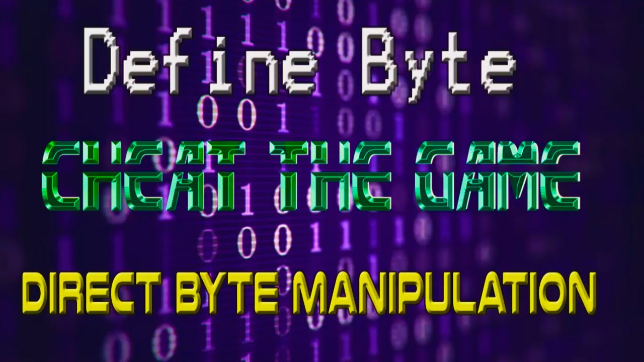 Direct Byte Manipulation CE Tutorial