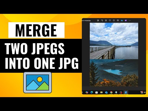 How To Merge Two JPEGS Into One JPG | Quick & Easy Tutorial
