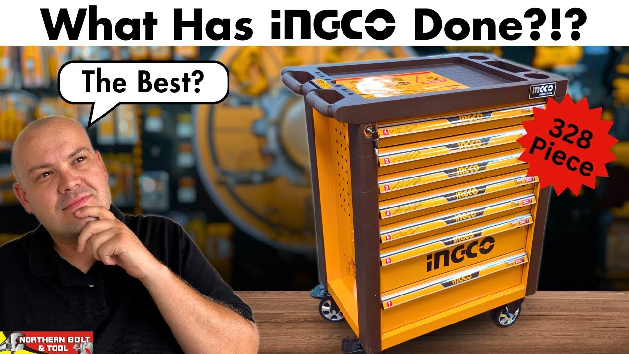 The Best Tool Trolley? Ingco Tool Chest Set 328 Piece HTCS273281 - Ultimate Buyers Guide